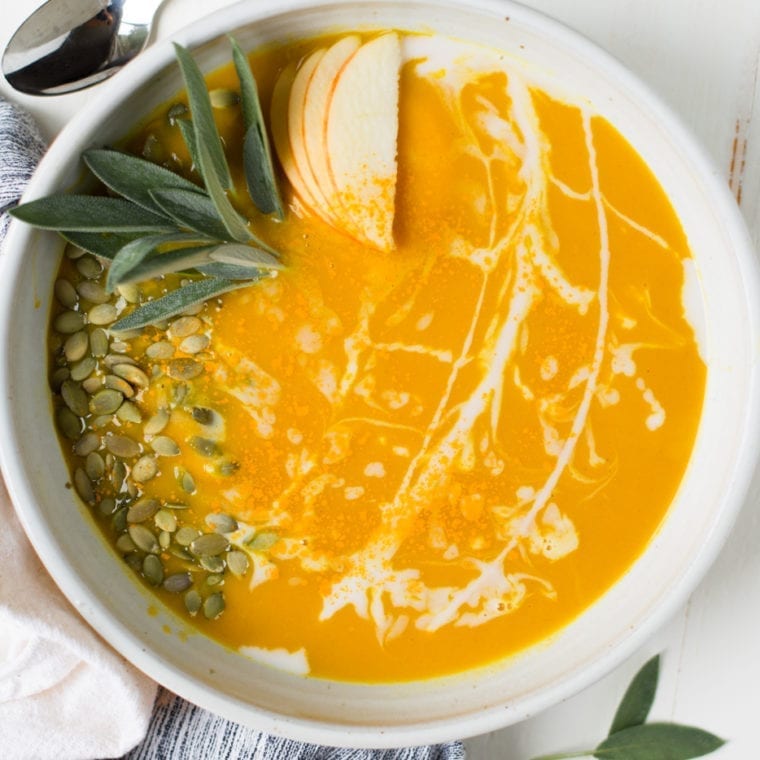 Instant Pot Golden Glow Butternut Squash Soup - Real Food Whole Life