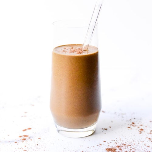 Creamy Cacao Smoothie (No Banana) - Real Food Whole Life