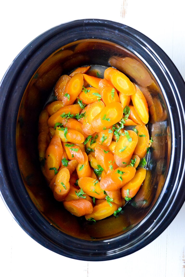 Slow Cooker Honey Glazed Carrots - Real Food Whole Life