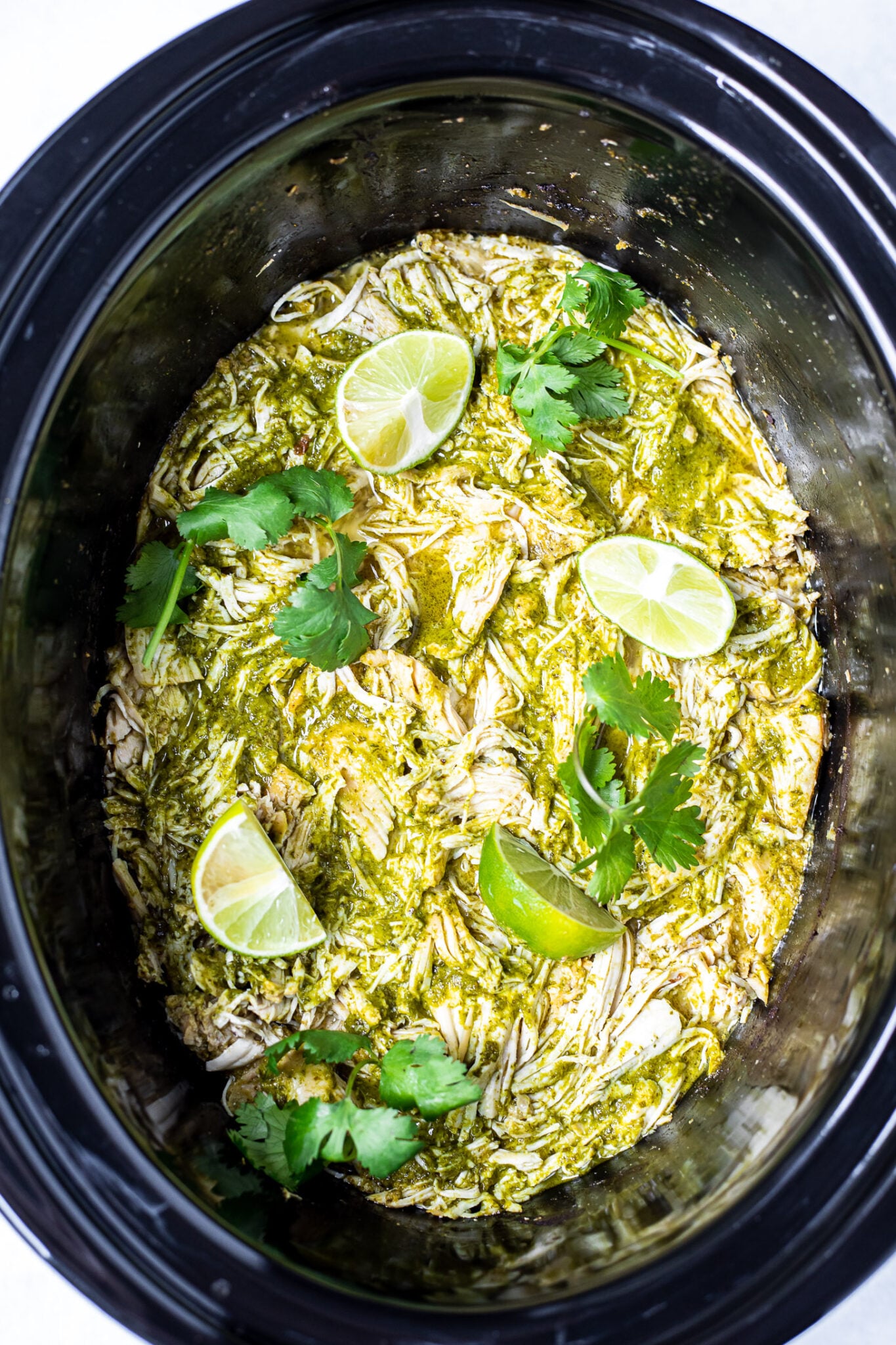 Slow Cooker Cilantro Lime Chicken - Real Food Whole Life