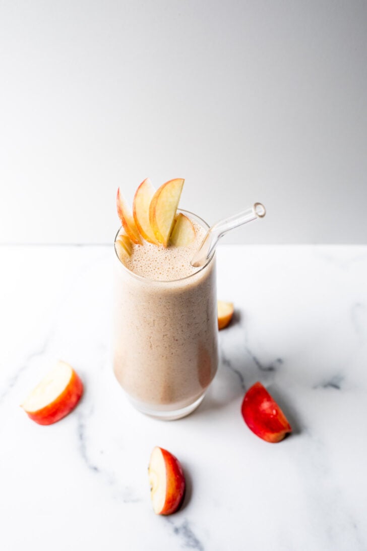 Apple Banana Smoothie (w/ Yogurt) - Real Food Whole Life