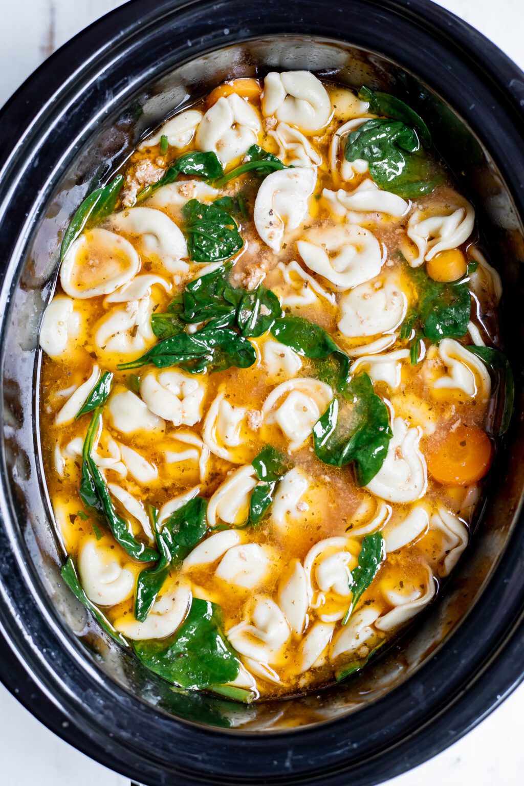 Slow Cooker Tortellini Soup - Real Food Whole Life