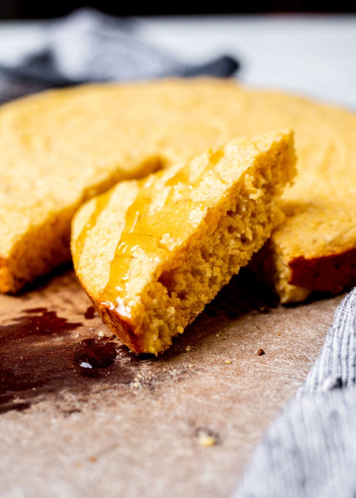 Skillet Honey Cornbread (One-Bowl!) - Real Food Whole Life