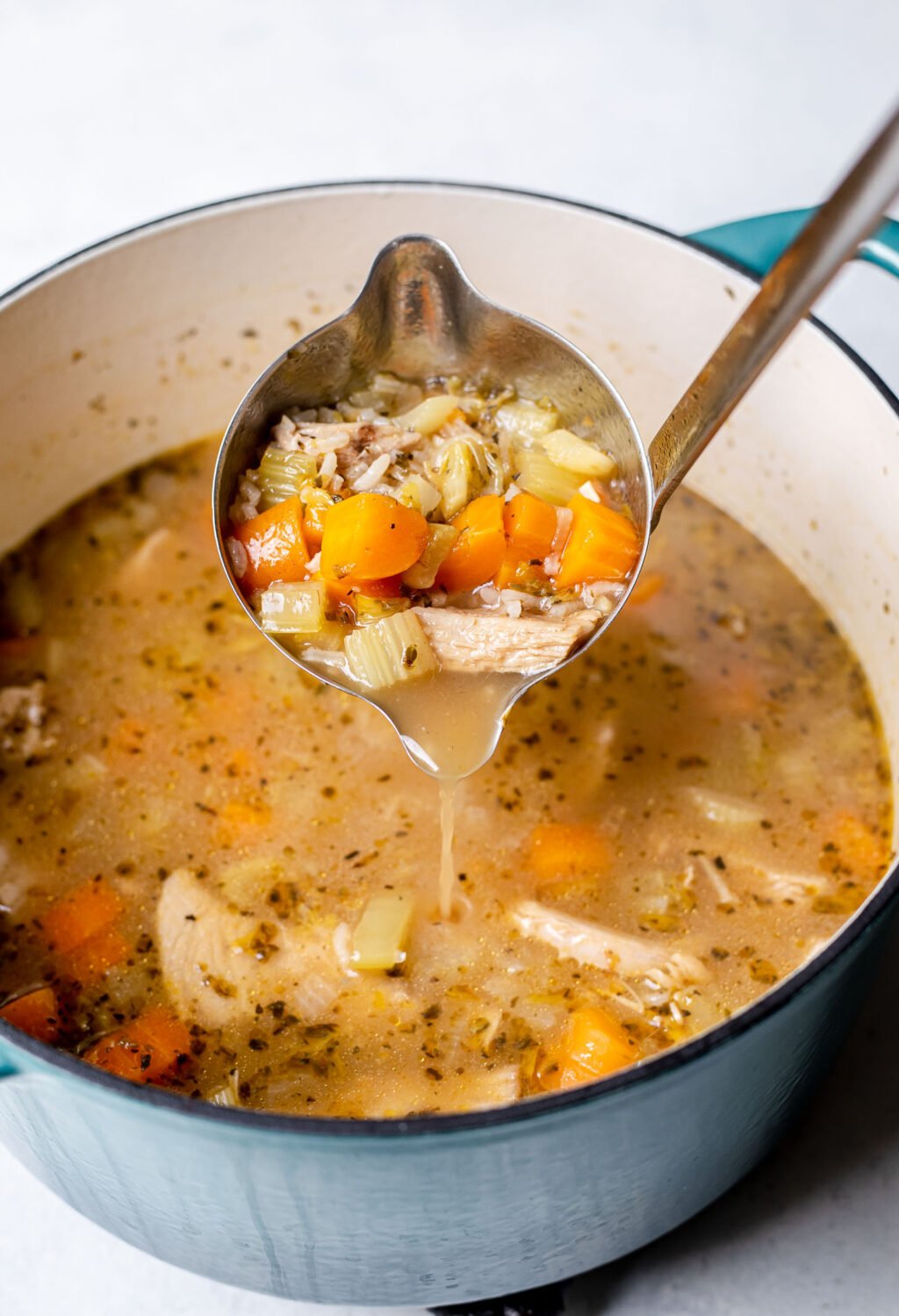 Easy Turkey Rice Soup (w/ Leftover Turkey) - Real Food Whole Life