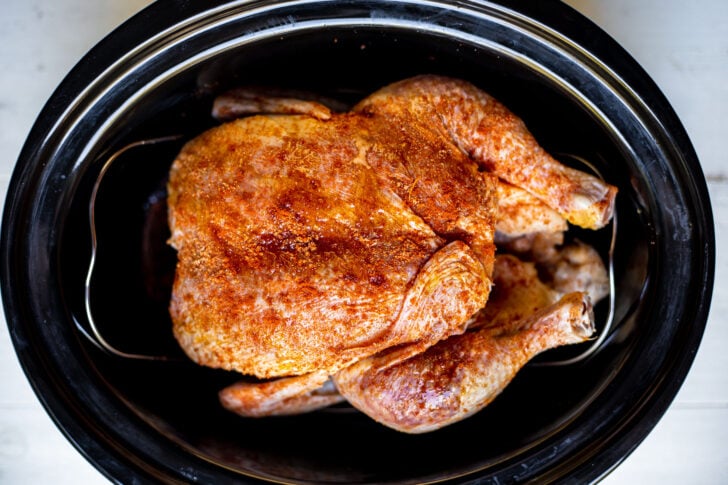 Slow Cooker Whole Chicken (Rotisserie Dupe!) - Real Food Whole Life