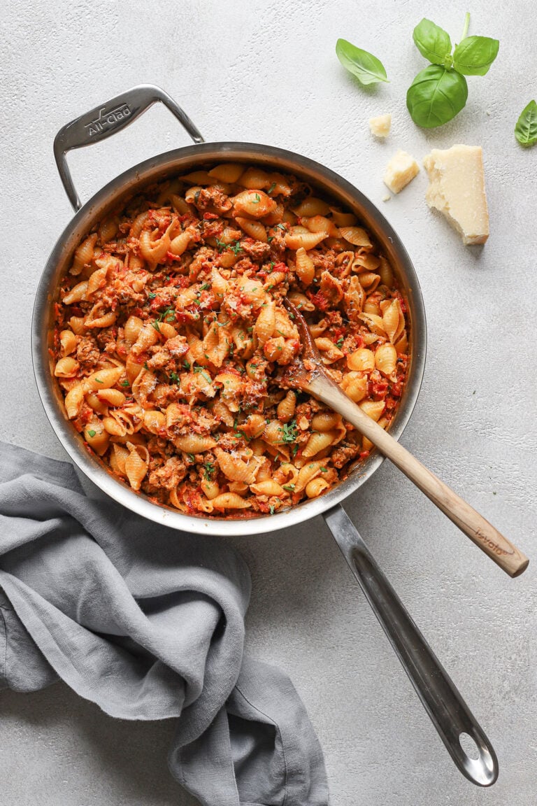 Ground Turkey Pasta (30-Minute Dinner!) - Real Food Whole Life