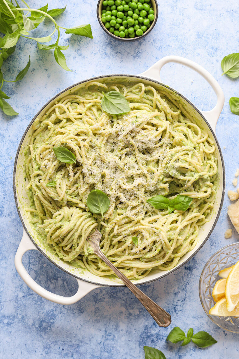 Green Pea Pasta (15-Minute) - Real Food Whole Life