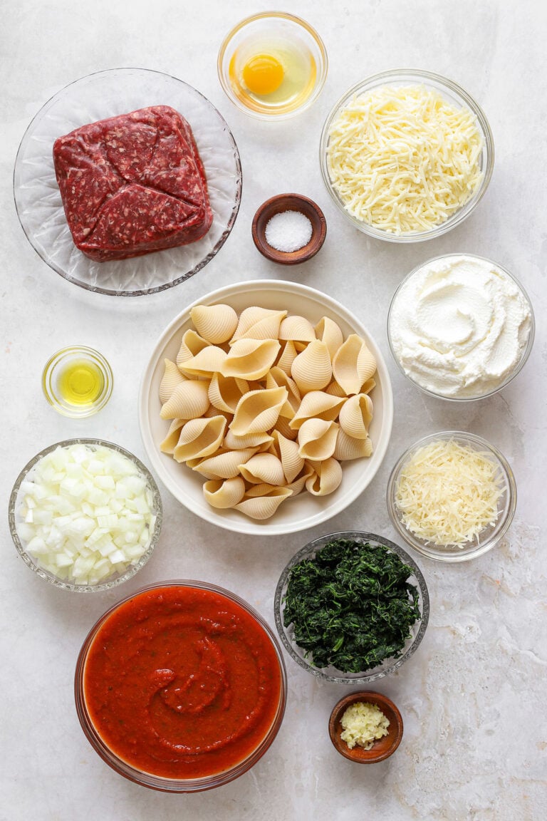 Stuffed Shells with Ground Beef - Real Food Whole Life