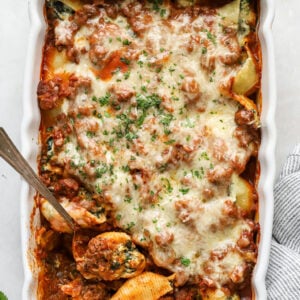 Stuffed Shells with Ground Beef - Real Food Whole Life