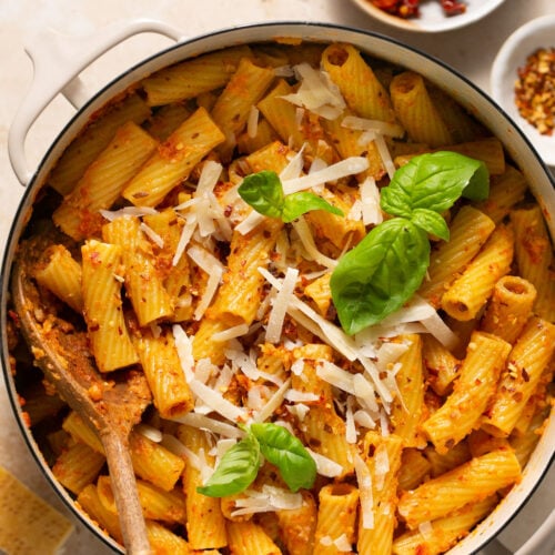 Red Pesto Pasta (Quick & Easy!) - Real Food Whole Life