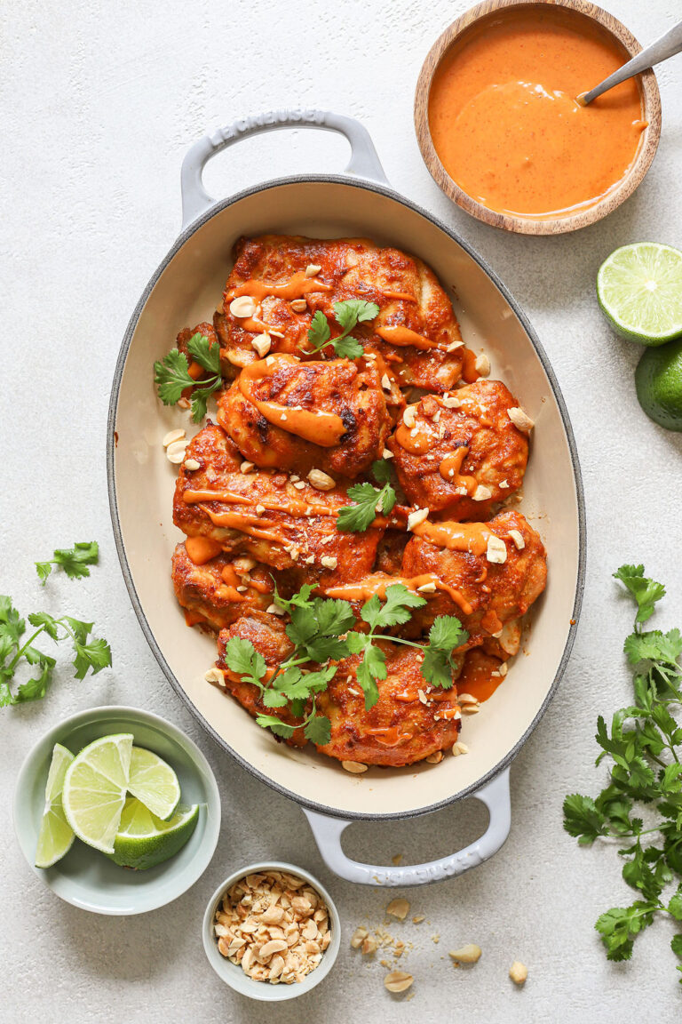 Easy Slow Cooker Satay Chicken (Coconut Milk) - Real Food Whole Life