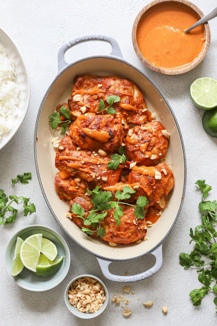 Easy Slow Cooker Satay Chicken (Coconut Milk) - Real Food Whole Life