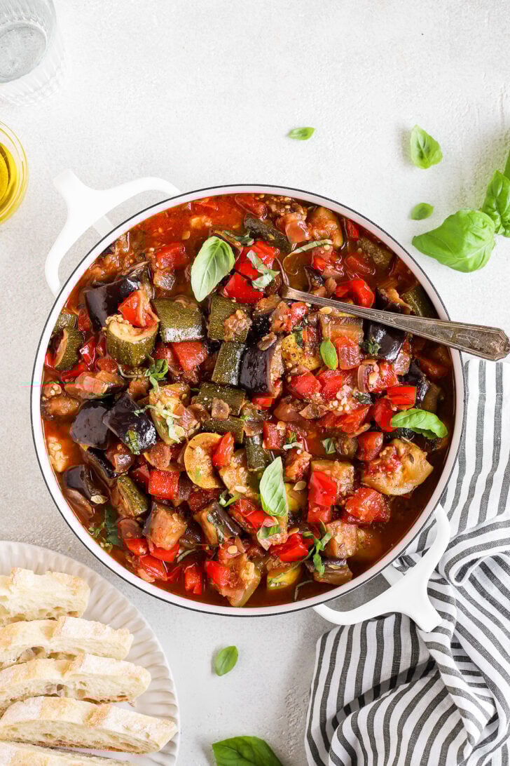 Slow Cooker Ratatouille (with Fresh Summer Veggies!) - Real Food Whole Life