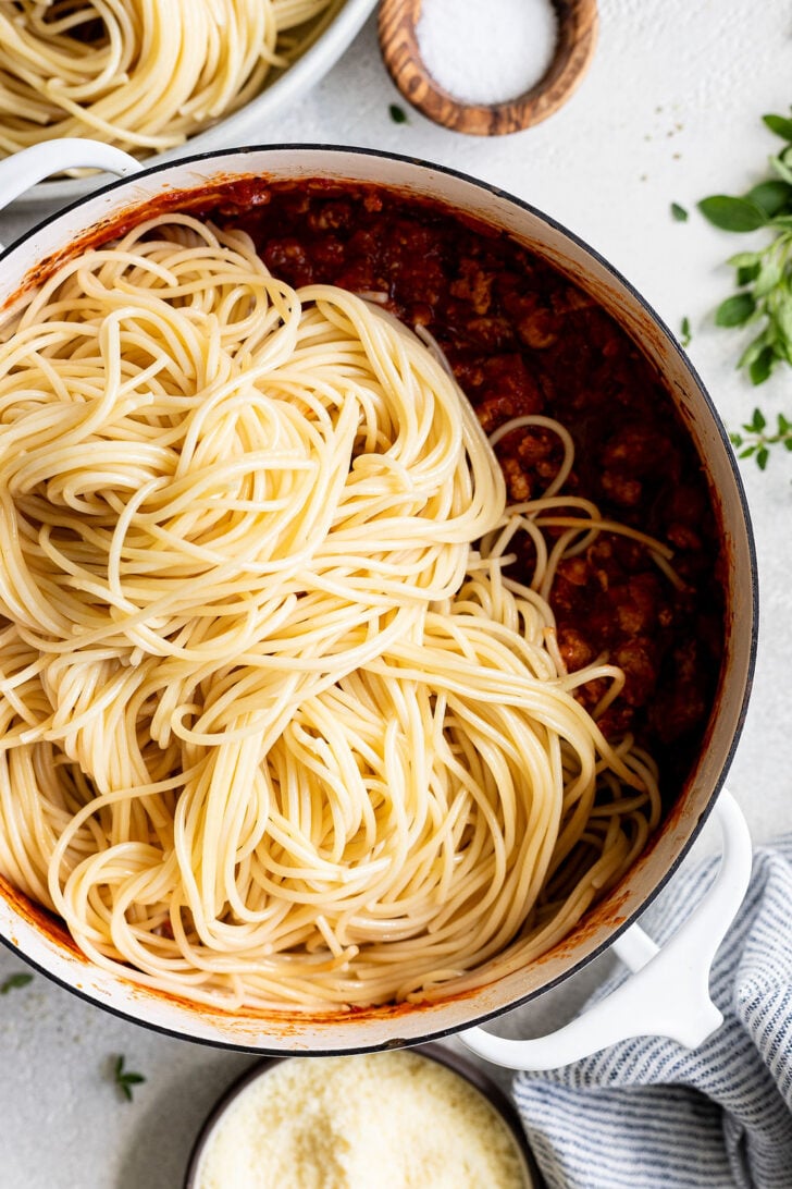 Easy Ground Turkey Spaghetti (6-Ingredients) - Real Food Whole Life