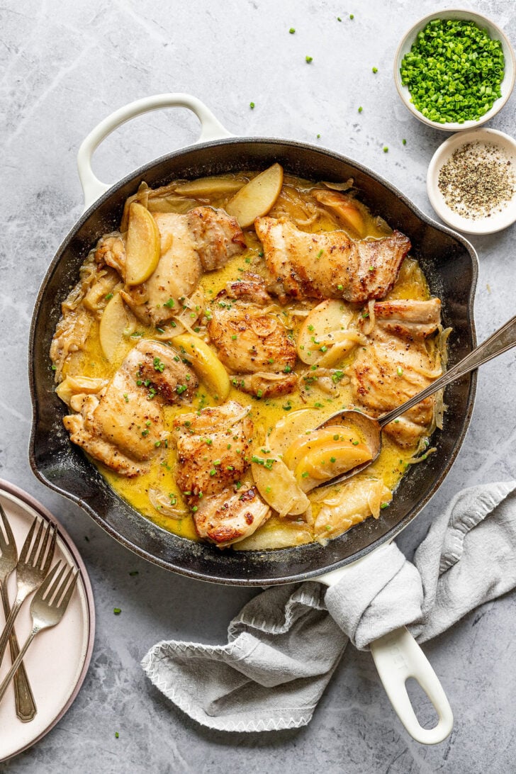 Amazing Chicken Apple Skillet (One-Pan) - Real Food Whole Life