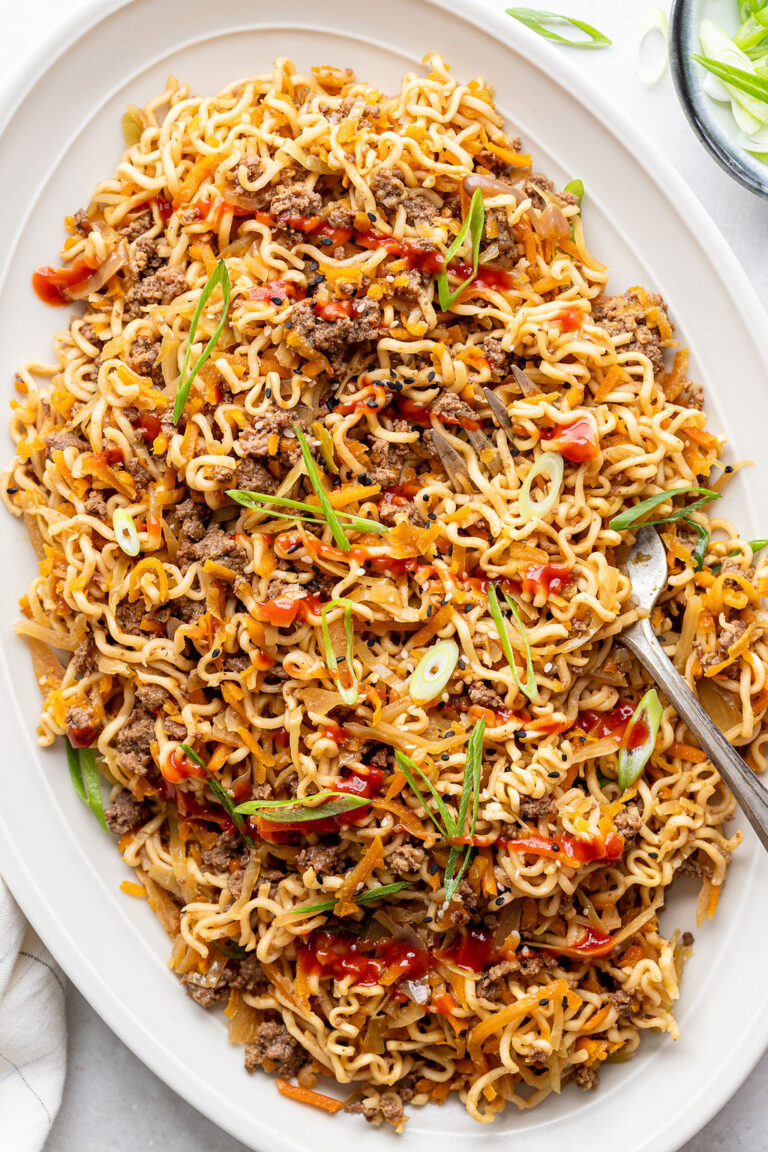 Slow Cooker Ramen Noodles (Ground Beef) - Real Food Whole Life