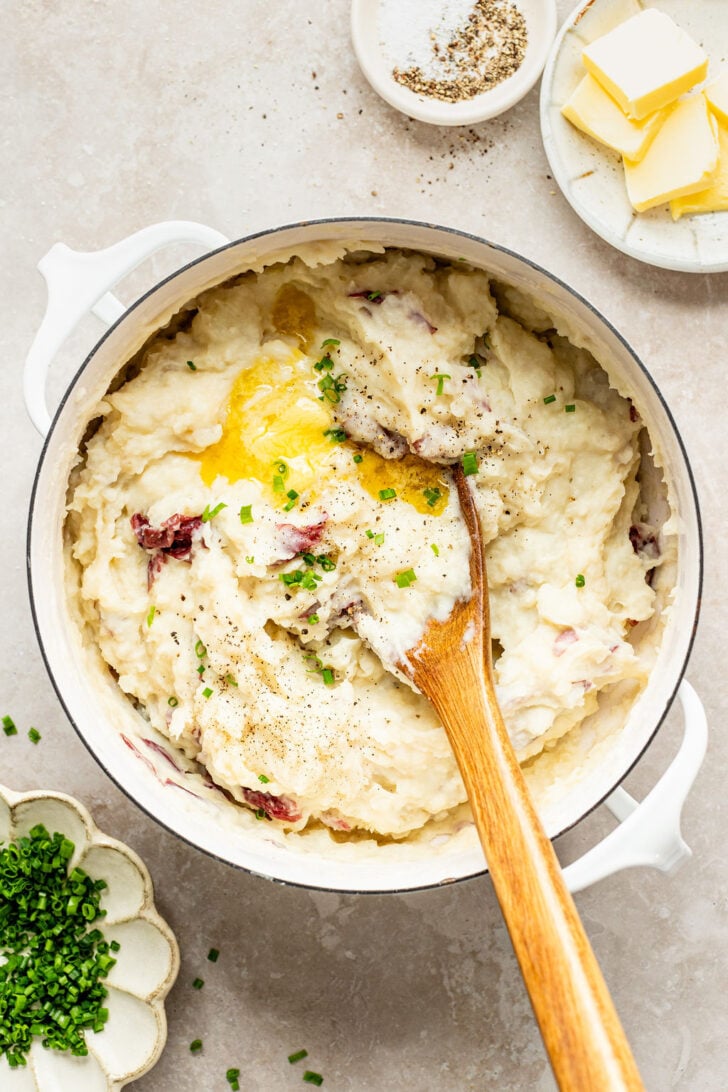 Mashed Red Skinned Potatoes (One-Pot!) - Real Food Whole Life