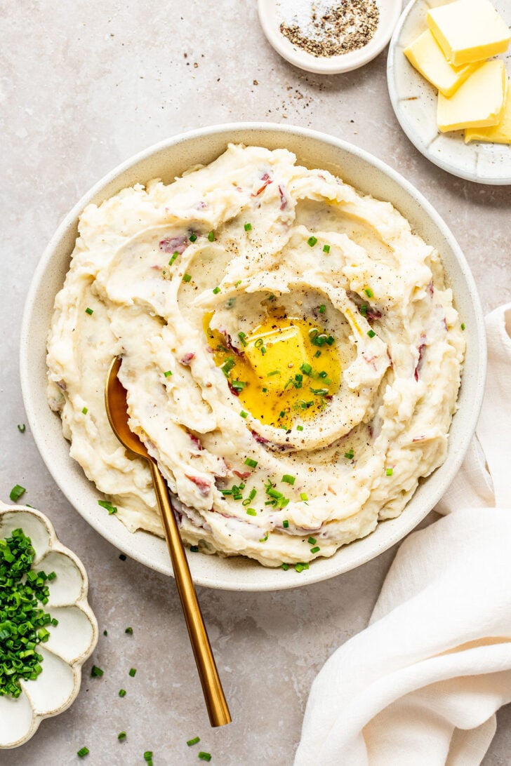 Mashed Red Skinned Potatoes (One-Pot!) - Real Food Whole Life