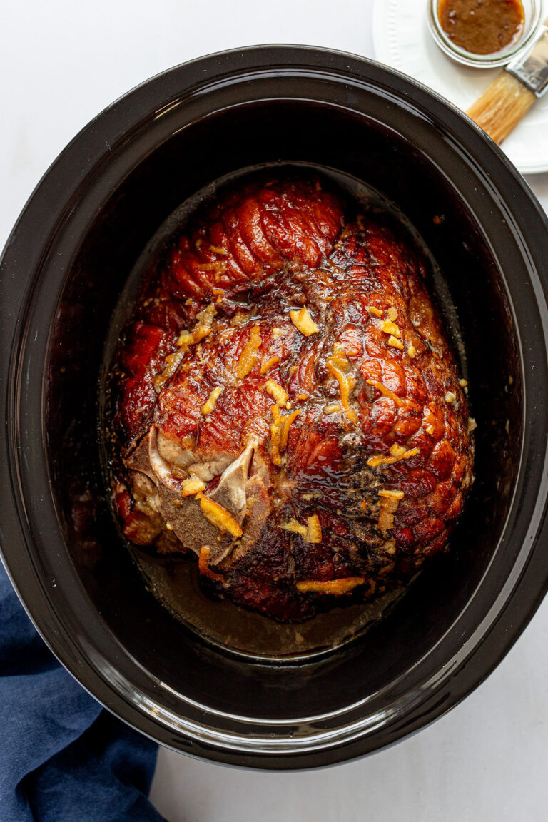 Slow Cooker Ham with Brown Sugar Glaze - Real Food Whole Life