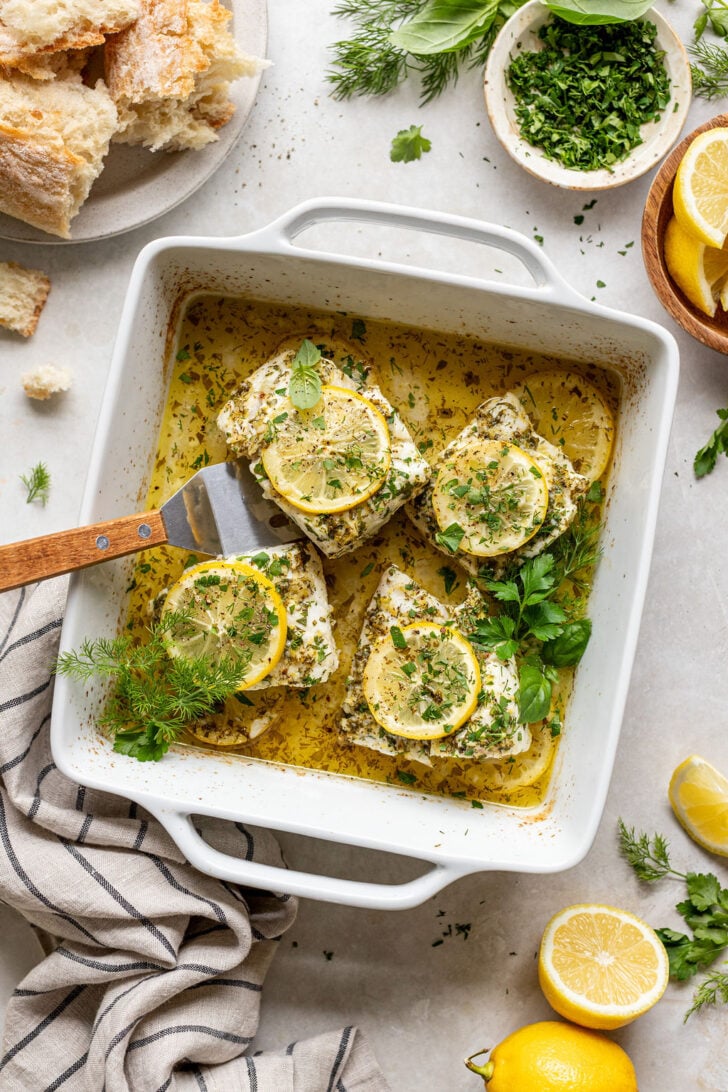 15-Minute White Fish Marinade w/ Lemon & Herbs - Real Food Whole Life