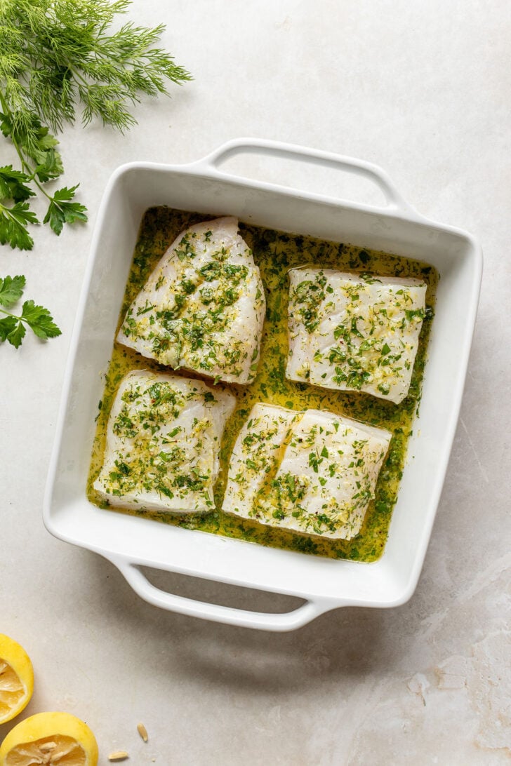 15-Minute White Fish Marinade w/ Lemon & Herbs - Real Food Whole Life