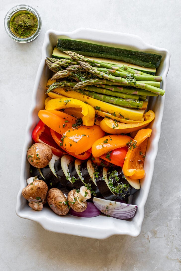 Quick Balsamic Marinated Veggies (for Grilling!) - Real Food Whole Life