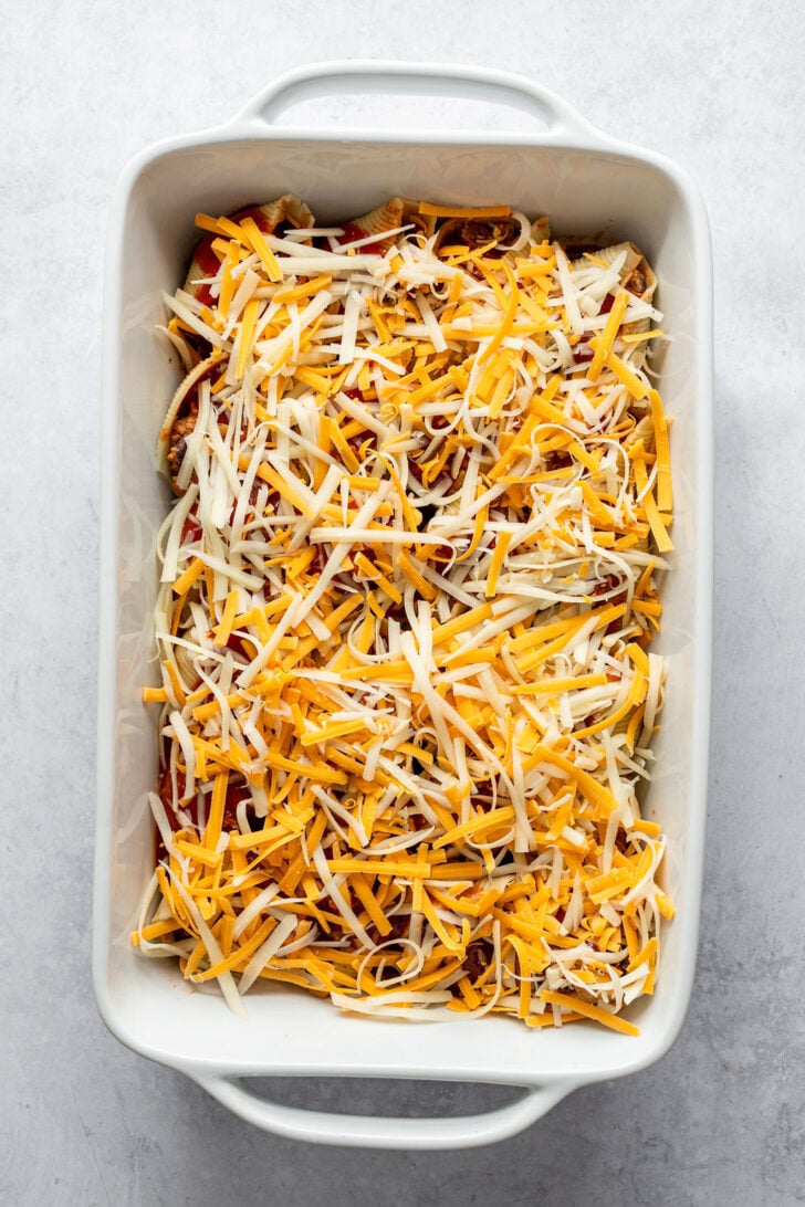 Taco Stuffed Shells (With Enchilada Sauce) - Real Food Whole Life
