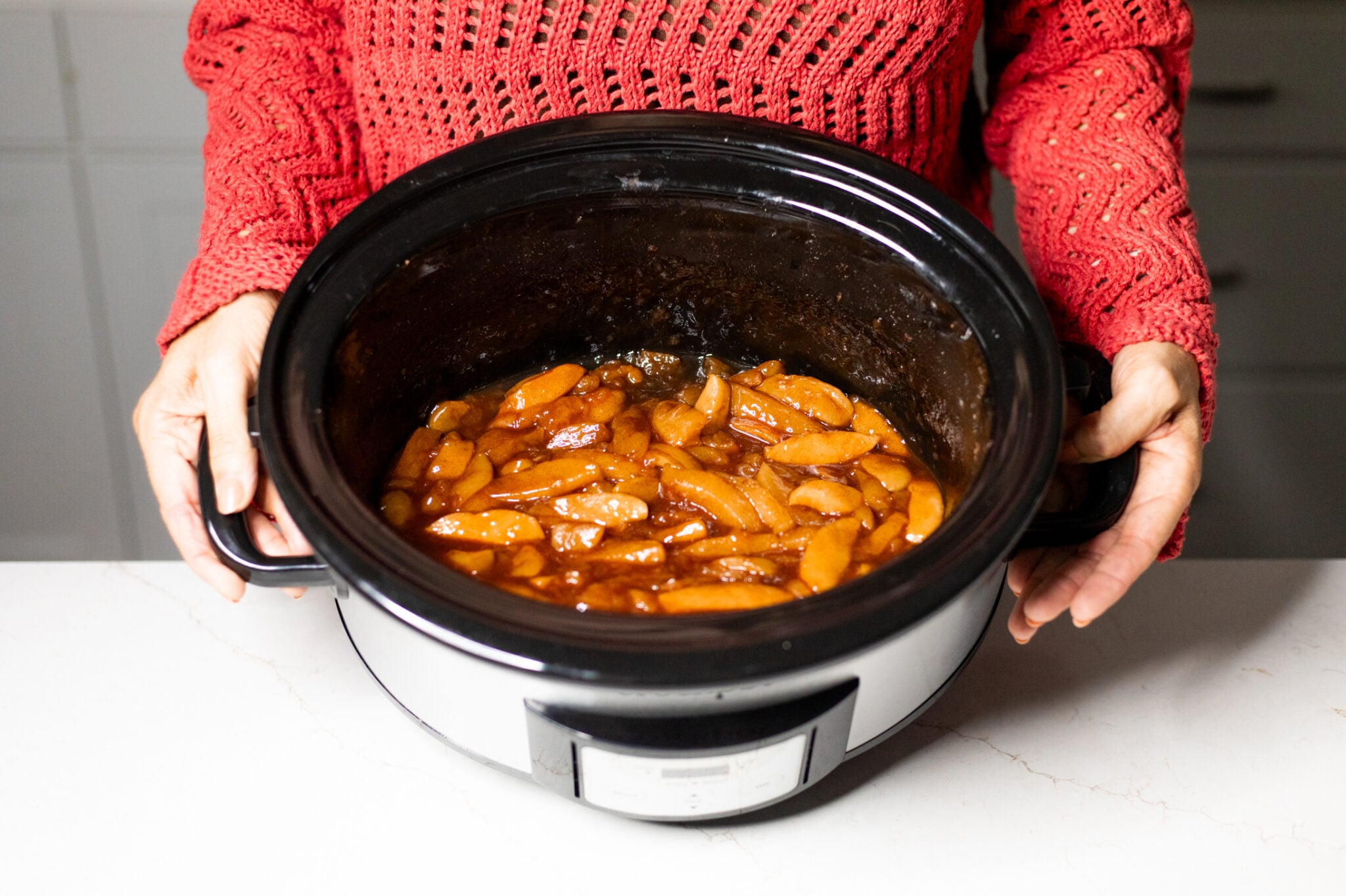 Slow Cooker Cinnamon Apples (Easy & Cozy) - Real Food Whole Life - All ...