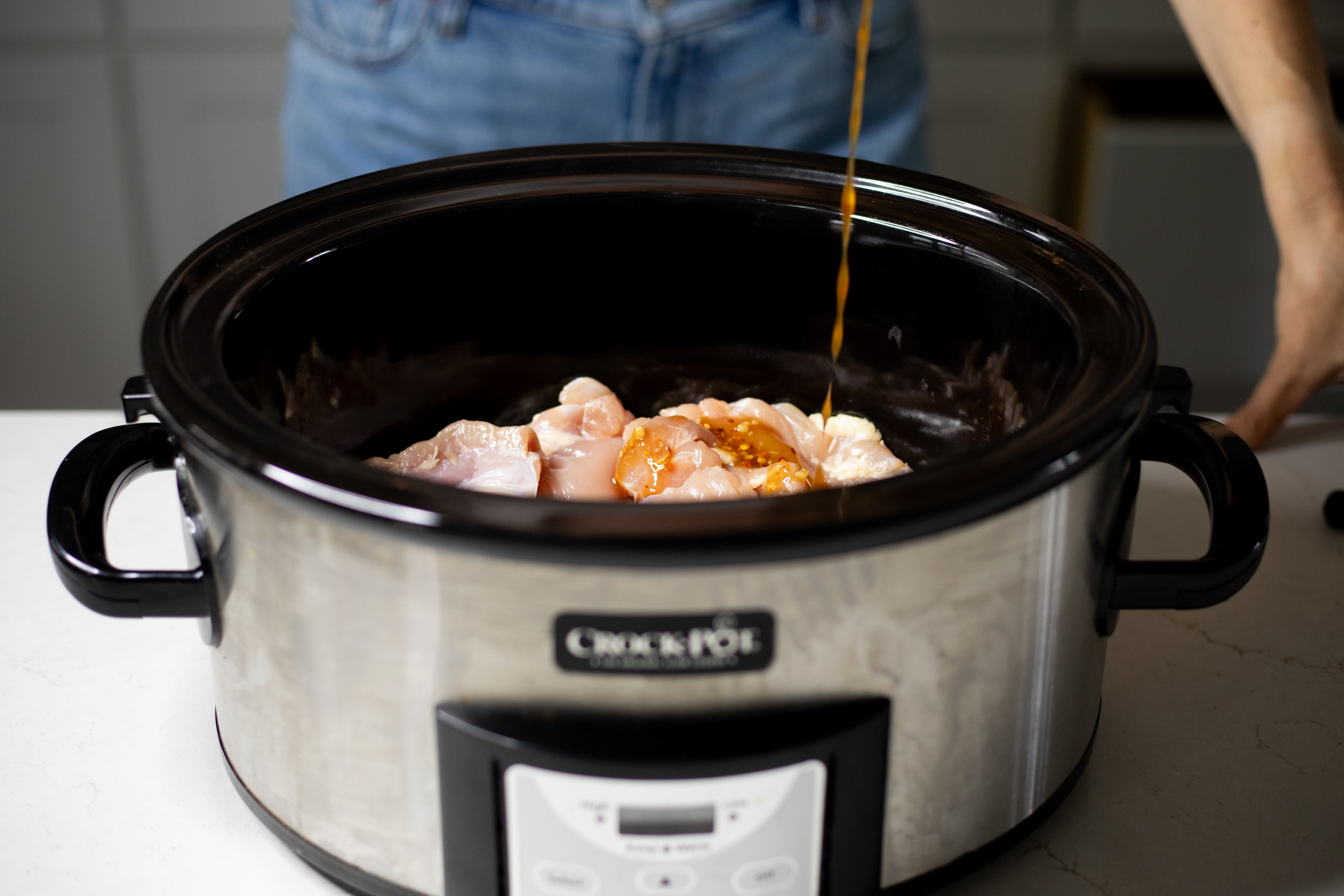 Slow Cooker Hot Honey Chicken (5-Ingredients & Juicy!) - Real Food ...