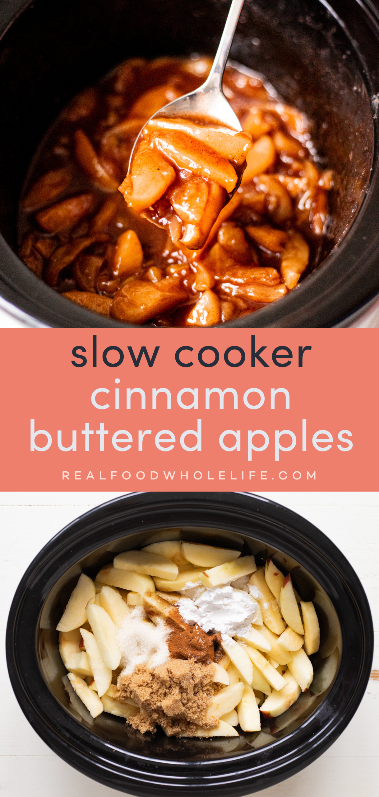Slow Cooker Cinnamon Apples (Easy & Cozy) - Real Food Whole Life