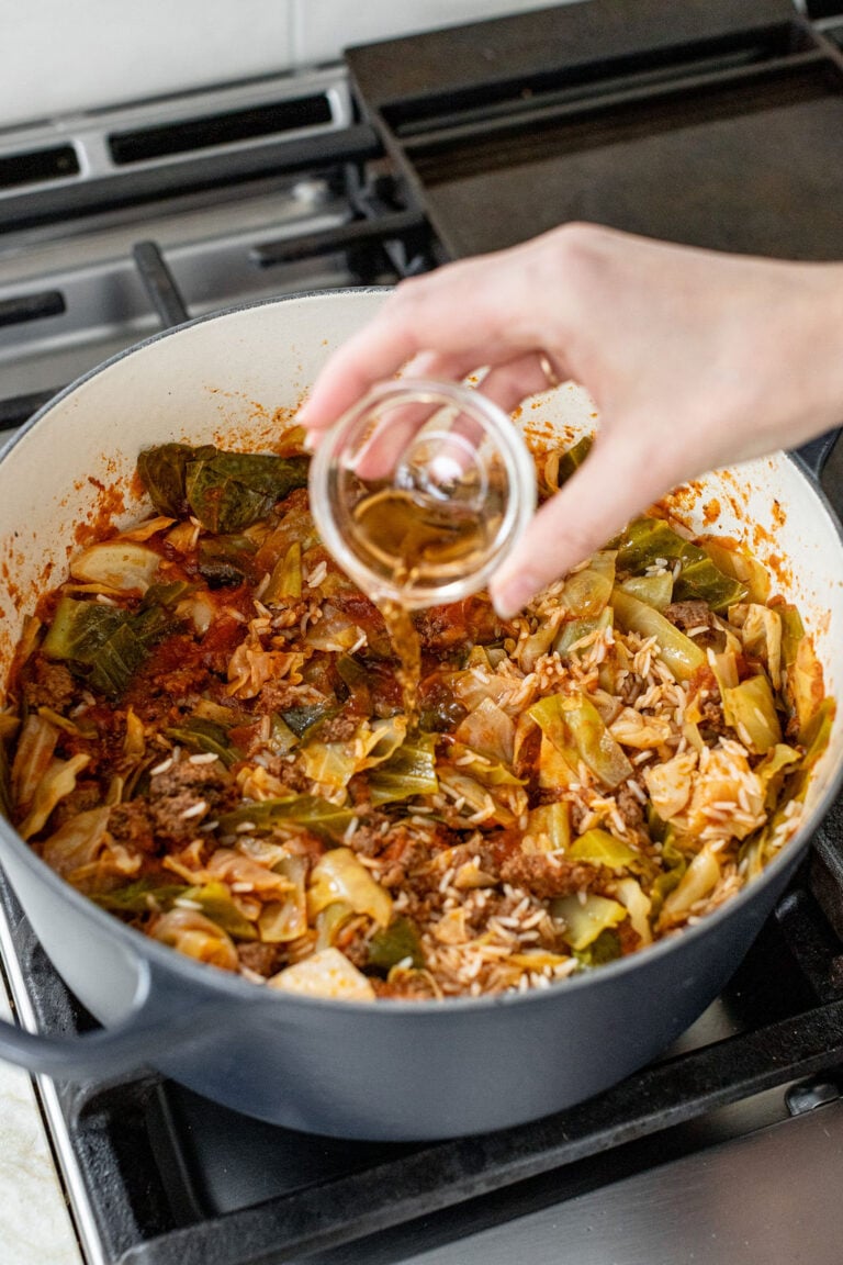 Cabbage Ground Beef Casserole (1-Pot w/ Rice) - Real Food Whole Life