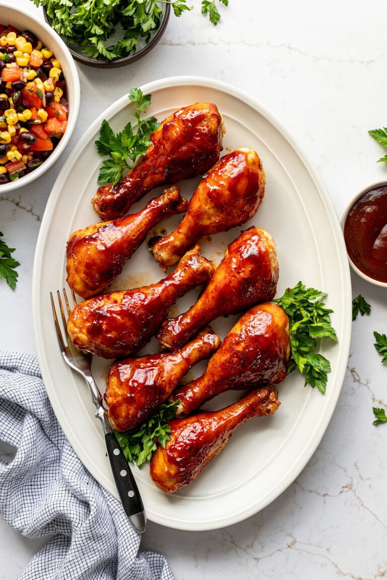 Incredible Baked Chicken Legs (4-Ingredients!) - Real Food Whole Life