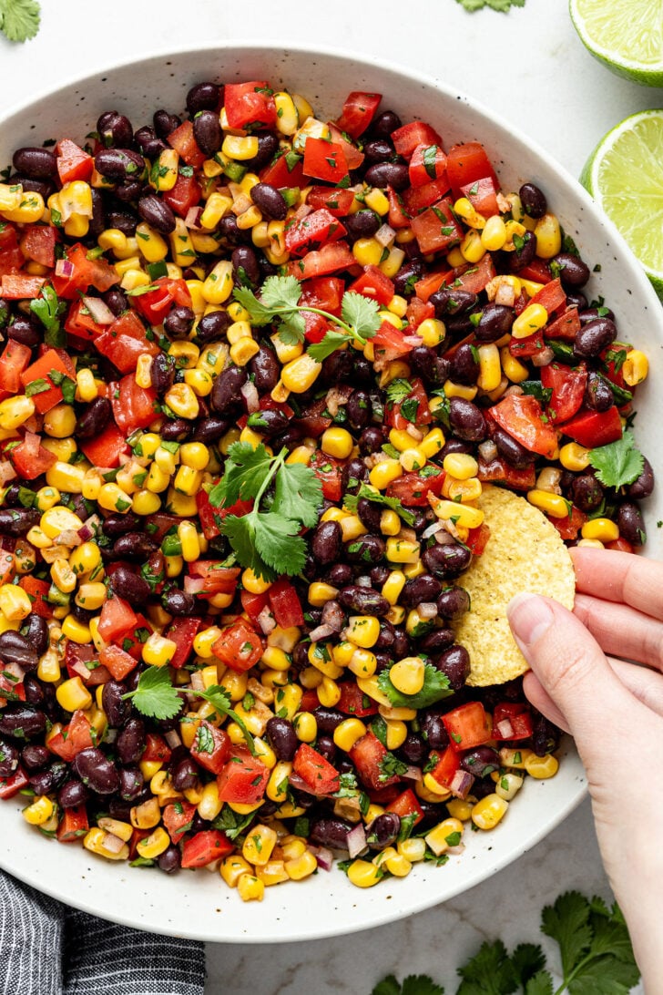 Black Bean Corn Salsa and Dip - Real Food Whole Life