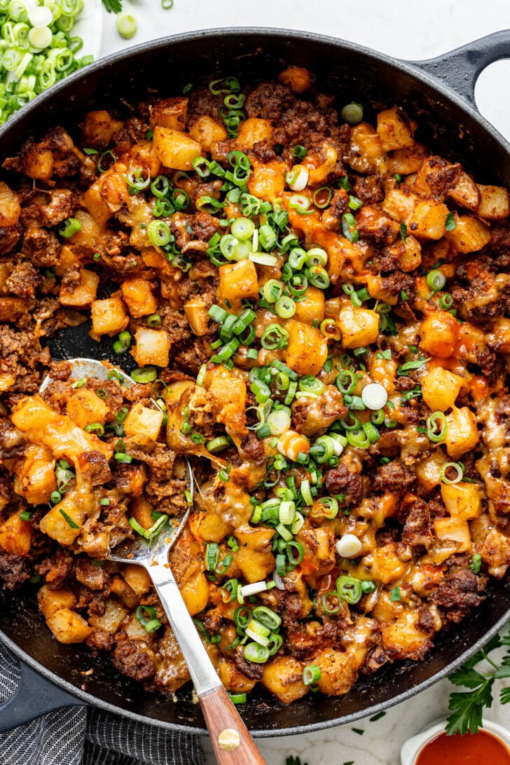 Quick Ground Beef + Potatoes (1-Pan!) - Real Food Whole Life