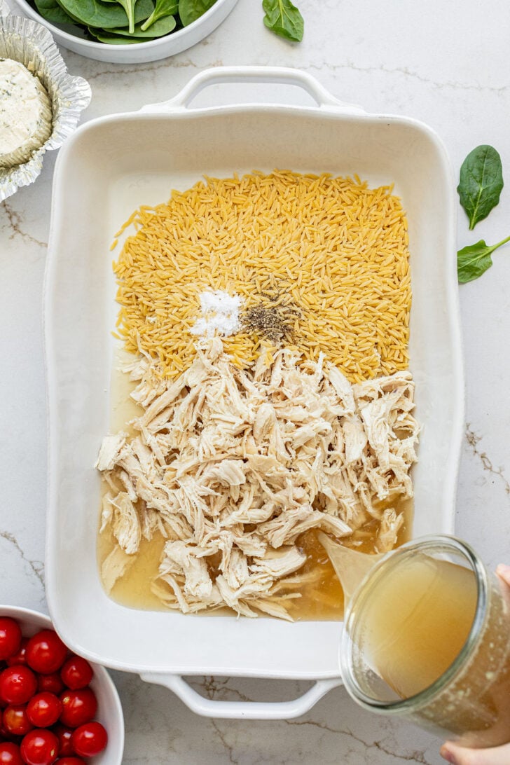 Baked Chicken Orzo (with Boursin) - Real Food Whole Life