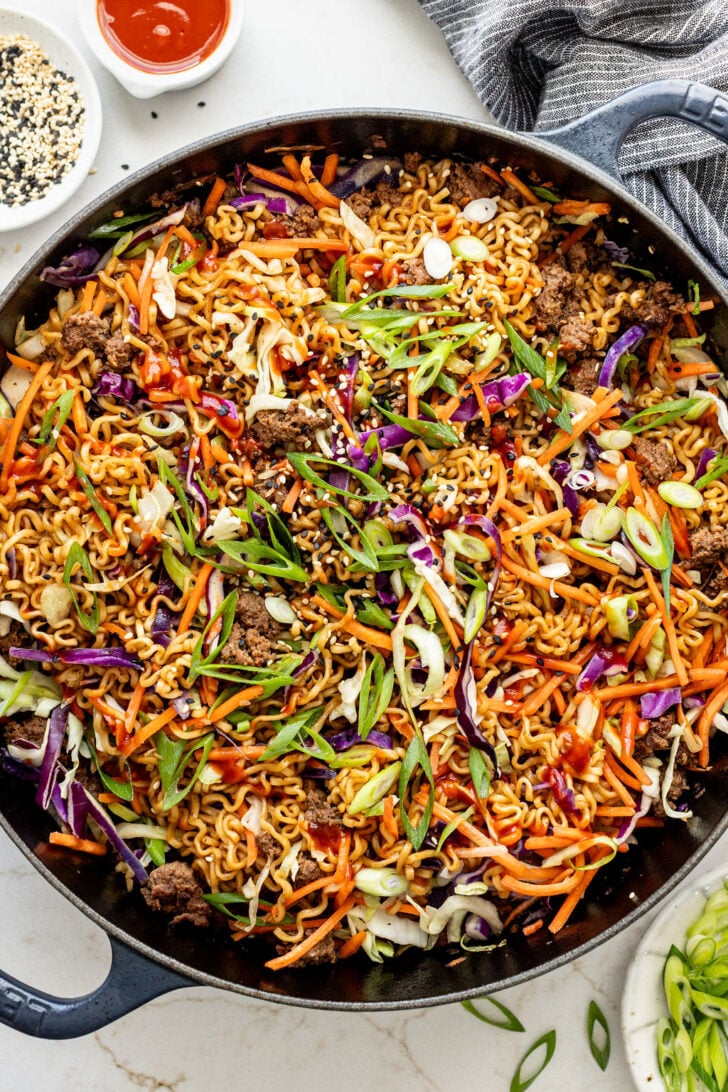 15-Minute Beef & Ramen Noodles (1-Pan!) - Real Food Whole Life