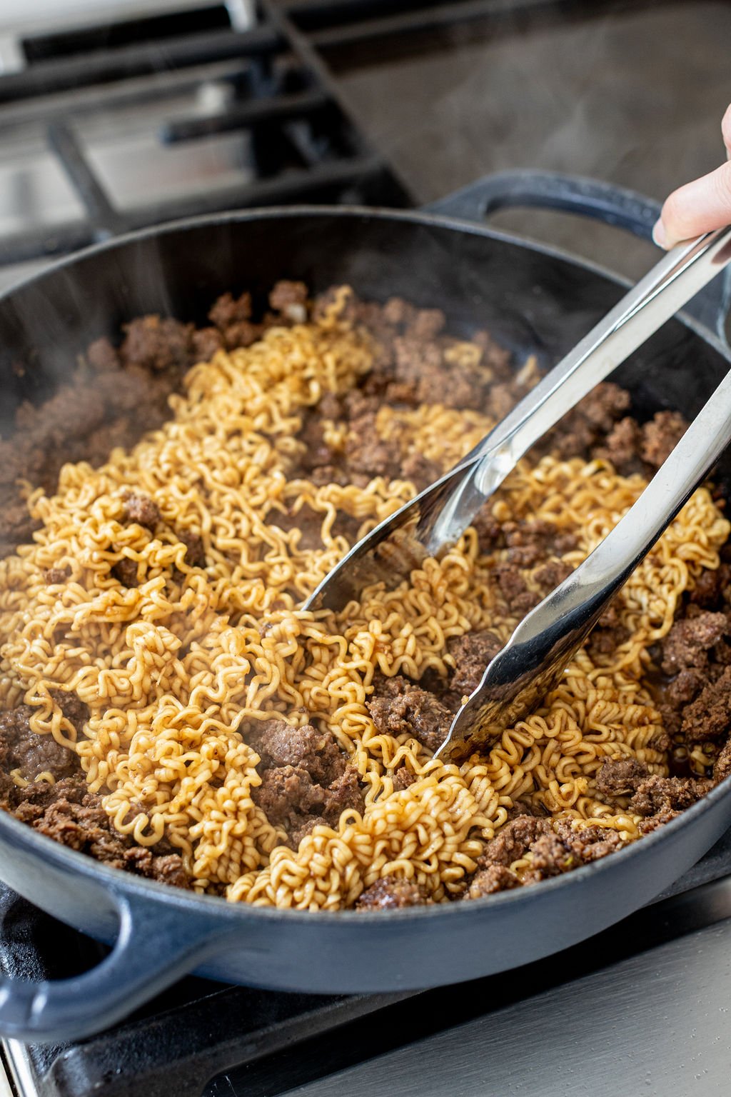 15-Minute Beef & Ramen Noodles (1-Pan!) - Real Food Whole Life