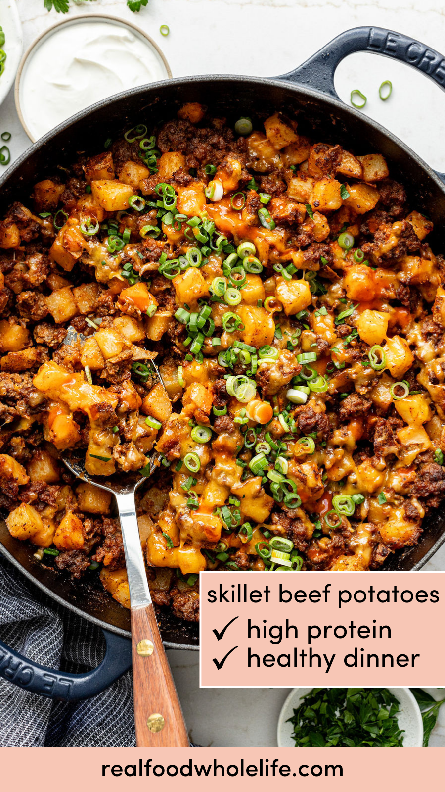Quick Ground Beef + Potatoes (1-Pan!) - Real Food Whole Life