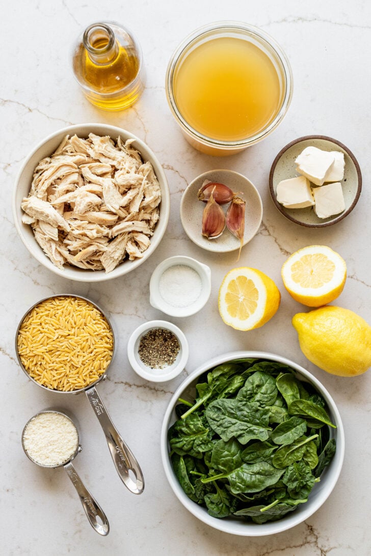 Lemon Chicken Orzo Pasta (15-Minute Dinner!) - Real Food Whole Life