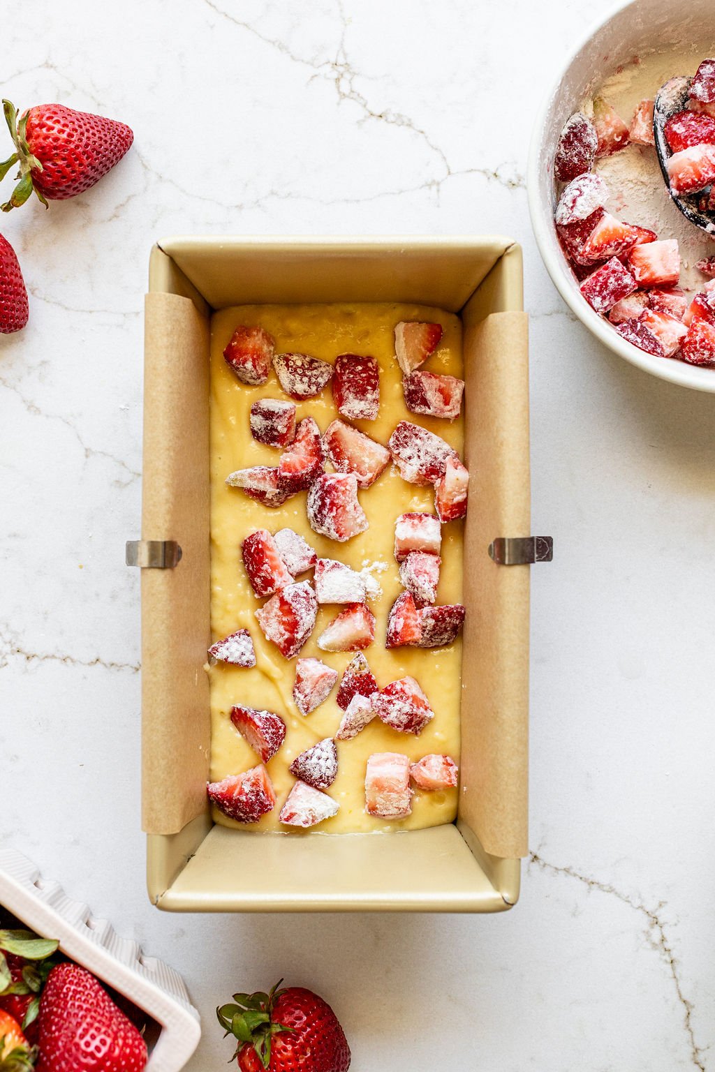 Strawberry Shortcake Bread (No Mixer) - Real Food Whole Life