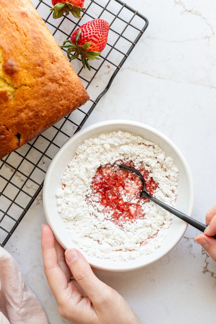 Strawberry Shortcake Bread (No Mixer) - Real Food Whole Life