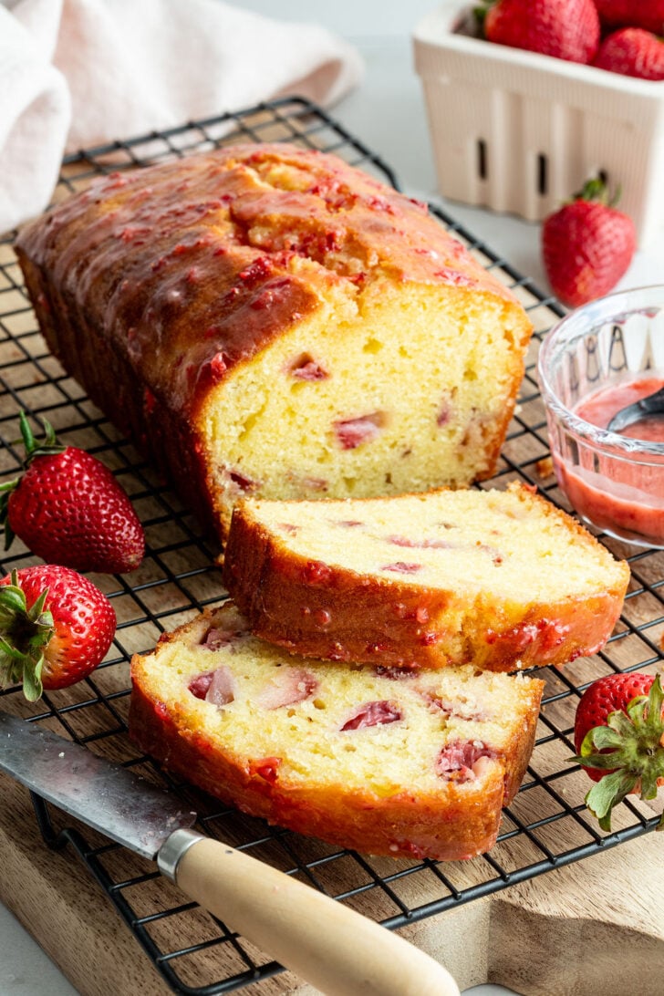 Strawberry Shortcake Bread (No Mixer) - Real Food Whole Life