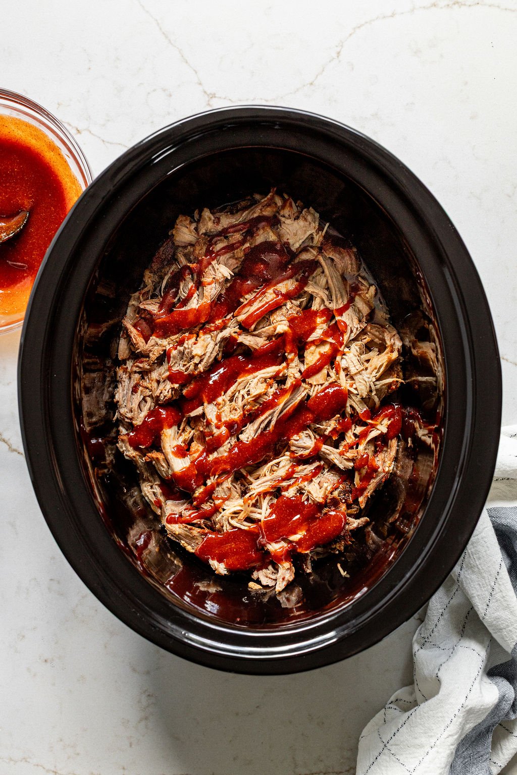 Sweet & Smoky Slow Cooker Pulled Pork Shoulder - Real Food Whole Life
