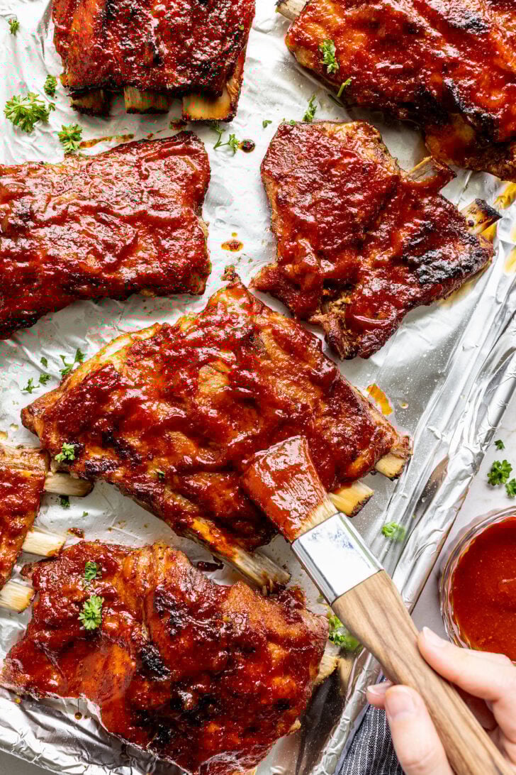 Slow Cooker BBQ Pork Ribs (w/ Brown Sugar Rub) - Real Food Whole Life