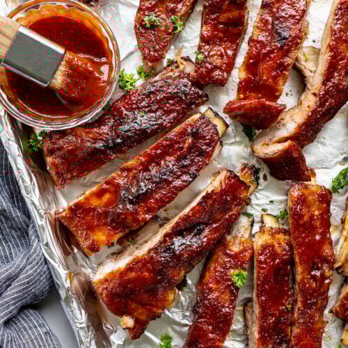 Slow Cooker BBQ Pork Ribs (w/ Brown Sugar Rub) - Real Food Whole Life