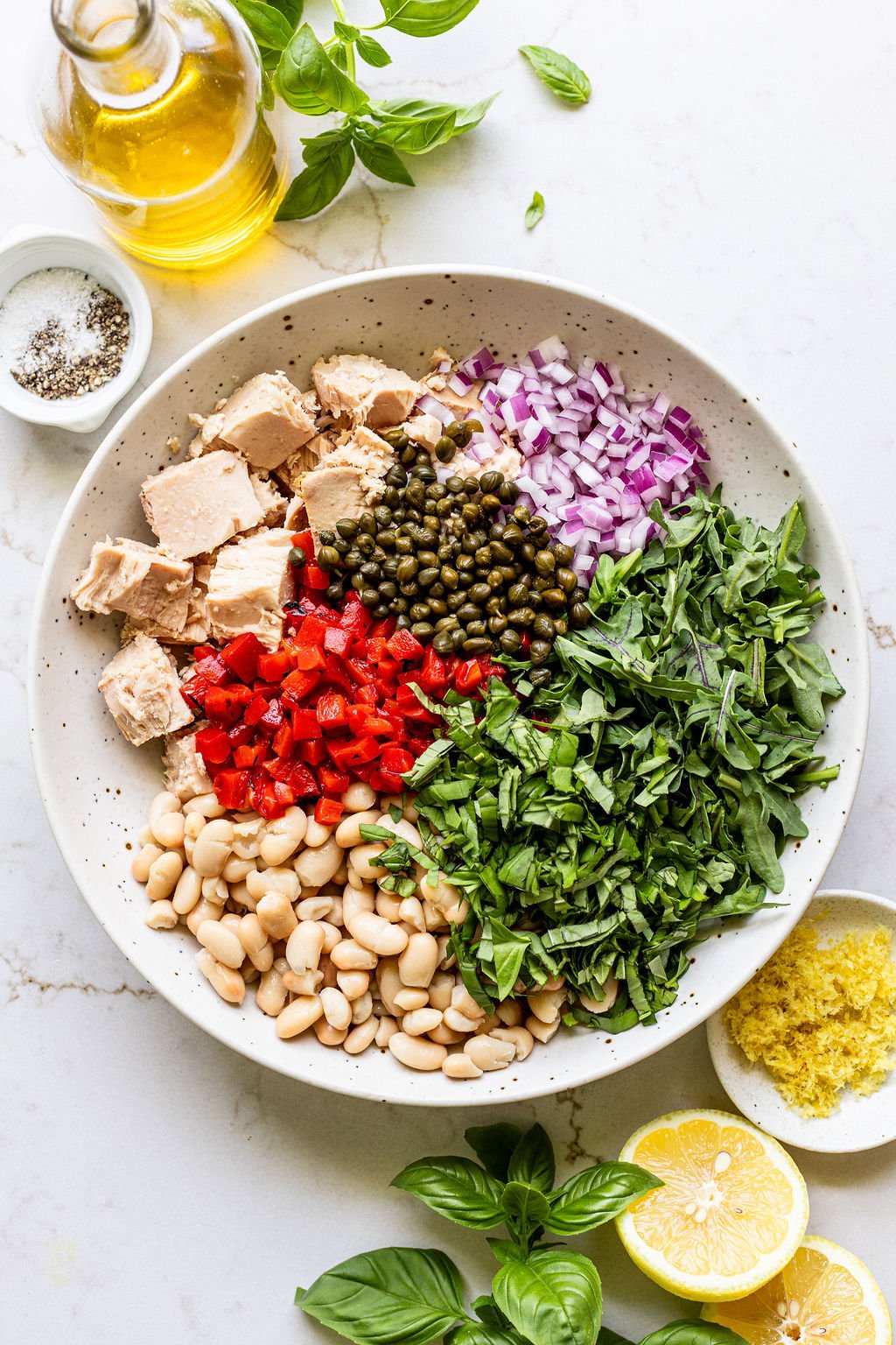White Bean Tuna Salad (Mediterranean-Style, No Mayo) - Real Food Whole Life