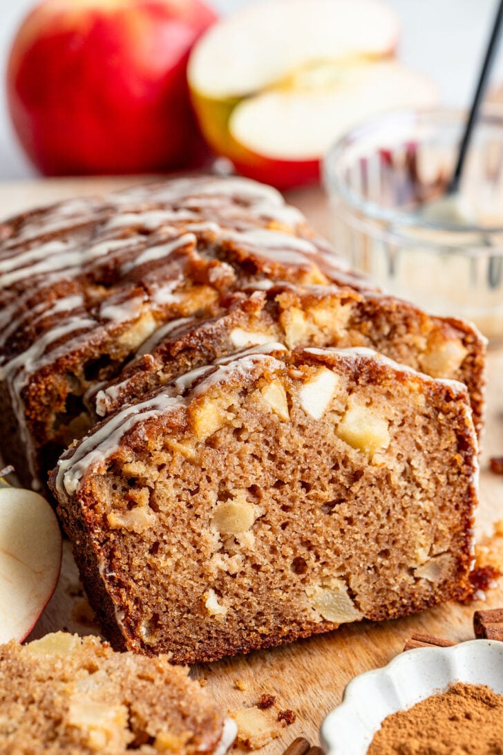 Easy Apple Cinnamon Loaf Cake (Cozy Fall Fav!) - Real Food Whole Life