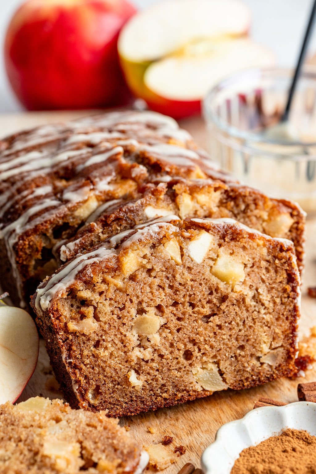 Easy Apple Cinnamon Loaf Cake (Cozy Fall Fav!) - Real Food Whole Life