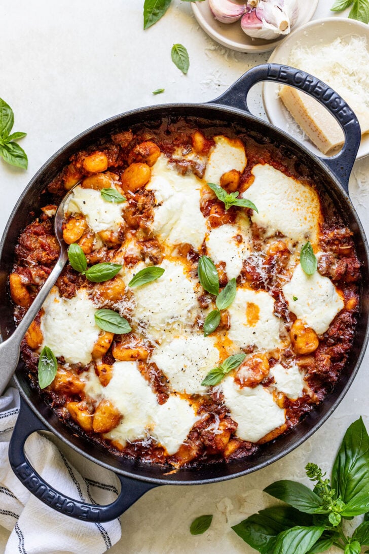 Ground Beef Gnocchi Skillet (One-Pan, 30-Minute) - Real Food Whole Life