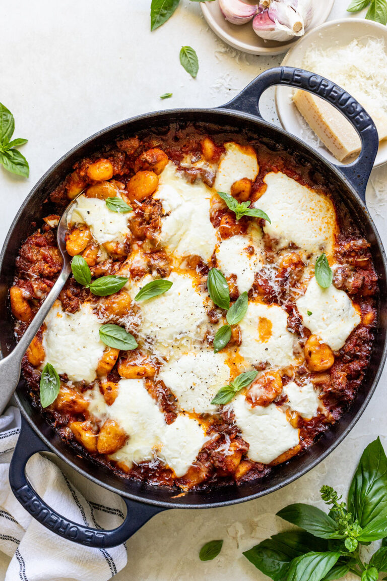 Ground Beef Gnocchi Skillet (One-Pan, 30-Minute) - Real Food Whole Life